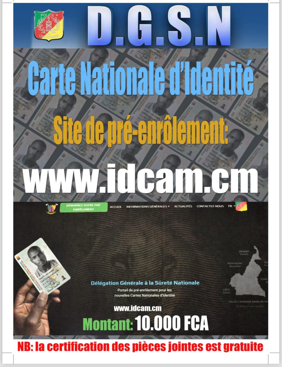 AUGENTIC and DGSN Cameroon launches a new online platform for ID card ...
